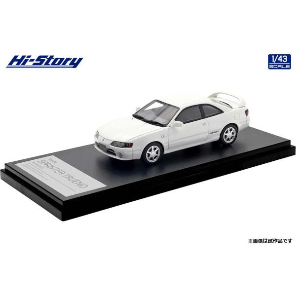 在庫状況：お取り寄せ/◆2026年05月 発売/※画像はイメージです。実際の商品とは異なる場合がございます。ハイストーリー 1/43 Toyota SPRINTER TRUENO BZ-R (1997) スーパーホワイトIIです。