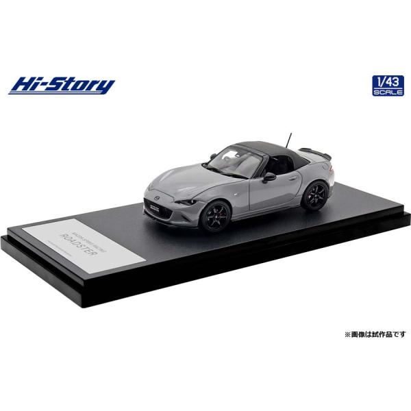 在庫状況：在庫僅少/2026年02月 発売/※画像はイメージです。実際の商品とは異なる場合がございます。ハイストーリー 1/43 MAZDA SPIRIT RACING ROADSTER (2025) エアログレーメタリック です。
