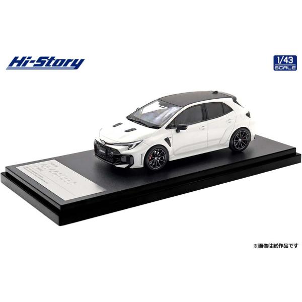 在庫状況：在庫僅少/2026年05月 発売/※画像はイメージです。実際の商品とは異なる場合がございます。ハイストーリー 1/43 Toyota GR COROLLA RZ (2025) スーパーホワイトIIです。