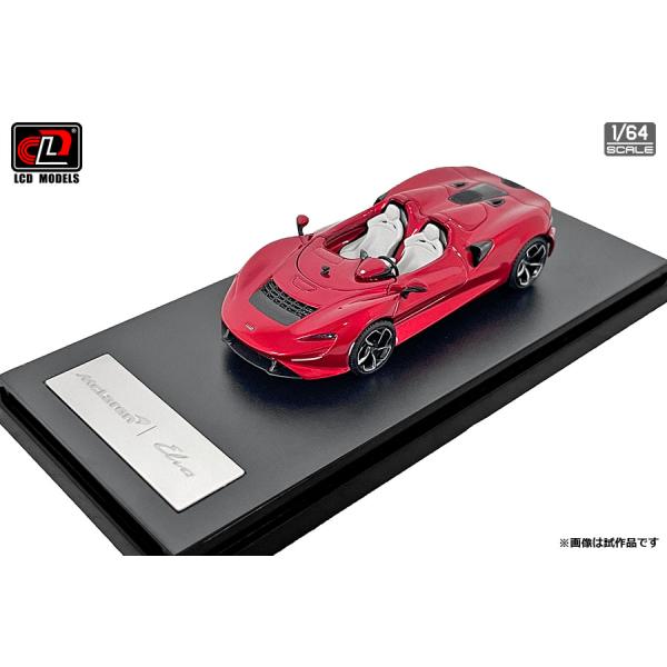 在庫状況：お取り寄せ/2023年05月 発売/※画像はイメージです。実際の商品とは異なる場合がございます。LCD MODELS 1/64 McLaren ELVA レッドです。