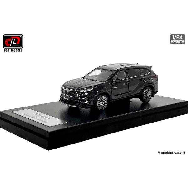 在庫状況：お取り寄せ/2023年05月 発売/※画像はイメージです。実際の商品とは異なる場合がございます。LCD MODELS 1/64 Toyota Highlander ブラック です。
