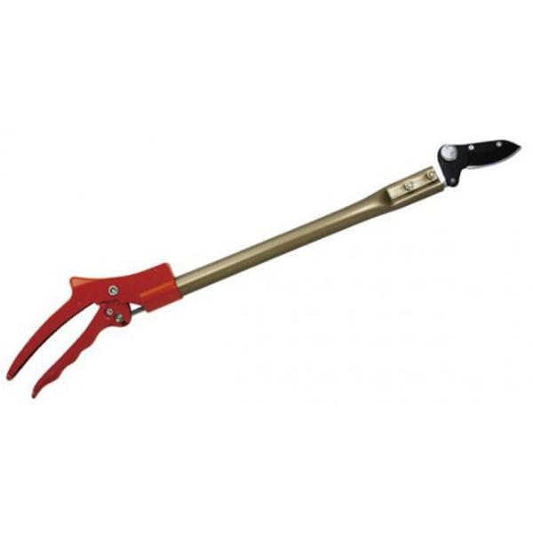 在庫状況：お取り寄せ/7日〜10日で出荷/◆ちょっと手が届かないところの剪定に最適です。◆バラの剪定にもトゲを気にせず使えます。◆切ったものを離さないキャッチ機能付きです。/[1535キクワ]