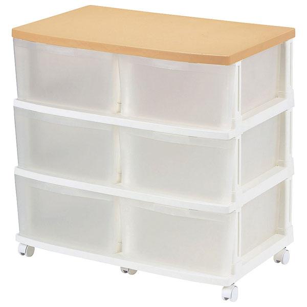 在庫状況：在庫僅少/◆天板が強いと用途が広がる。天板強化フラット2重構造。◆二重構造と補強を施し耐荷重10kgを実現させたプラスチック製強化天版採用。◆天板の表面はフルフラットにしている為、安定して物を置くことが出来ます。・サイズ(約)：幅...