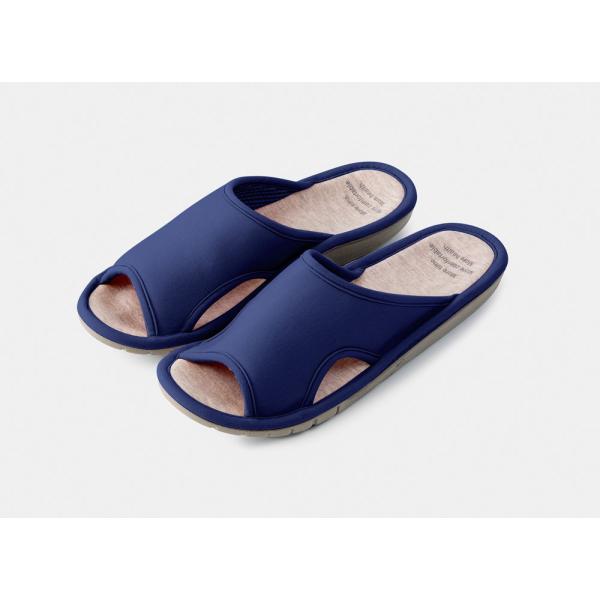 在庫状況：お取り寄せ/◆3Dソール＆低反発クッションが吸い付くような履き心地で、自然に体幹サポート。◆歩きやすく、ずっと履いていられる健康スリッパです。・適応サイズ(約)：25.0〜27.0cm/[511311アルフアツクス]