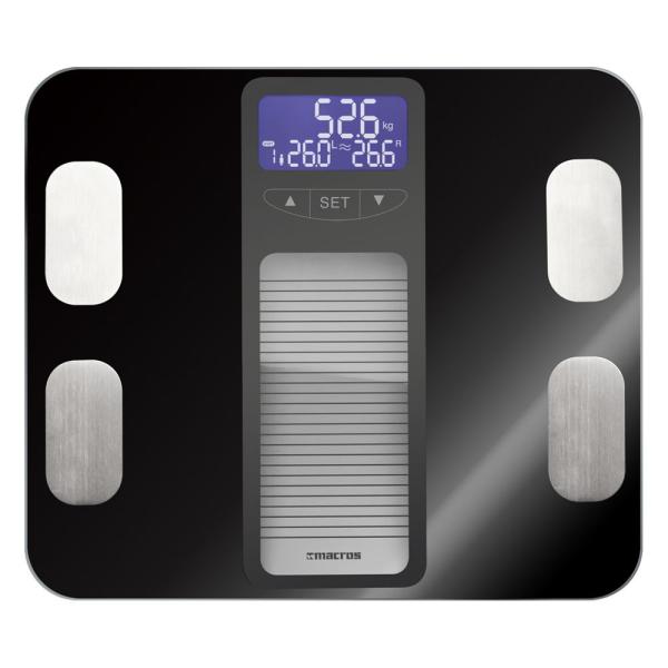 在庫状況：お取り寄せ/お届け：2〜3ヶ月/◆左右の体重を想定してボディバランスを簡単チェック◆(体重)(体脂肪率)(水分率)(筋肉率)(推定骨量)(内臓脂肪)(BMI)(基礎代謝)を測定出来る/[RYMEHR37]