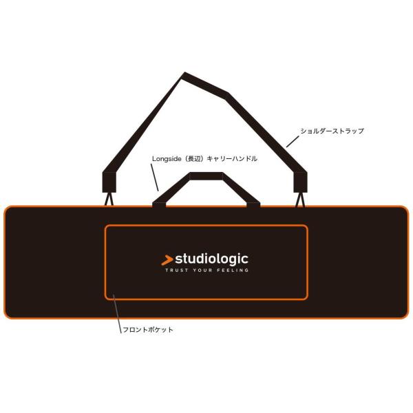在庫状況：お取り寄せ/◆対応製品：SL88 Grand / SL88 Studio / Numa X Piano 88◆アクセサリーの収納に便利な大型フロントポケット◆キャリーハンドル、クロスショルダーストラップ(SOFTCASE SL88...