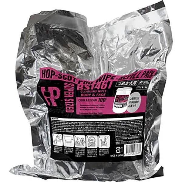 在庫状況：お取り寄せ/◆激冷超大判ウェットシートBS146詰替用◆背中も拭ける、首に巻いてひんやり感、1時間持続◆日本製プロ仕様大容量！/[BS146T]