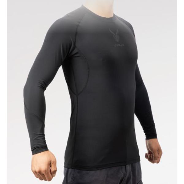 在庫状況：お取り寄せ/お届け：約1週間/※サイズ表記は目安です。◆アイスマンベスト(水冷服)に特化したインナーシャツ。◆繊維内部に冷感鉱物を細かく練り込んだ糸を使用し、糸自体での冷感効果が持続する優れた密度感のナイロンニットです。◆別売りの...