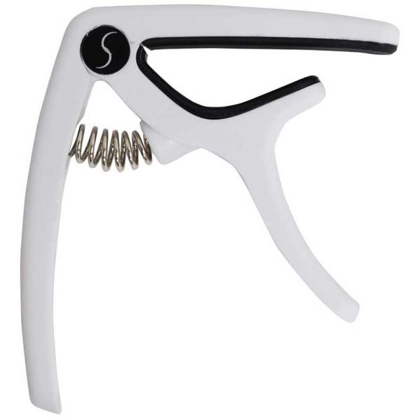 在庫状況：お取り寄せ/3日〜5日で出荷/◆ワンタッチで装着可能なカポタスト。◆ギターに取り付けることで難しいコードも比較的簡単に押さえることができます。/[SCP01WH]