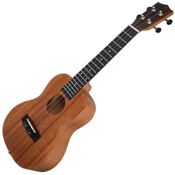 在庫状況：お取り寄せ/3日〜5日で出荷/※天然の木材を使用しておりますので、杢目や色合いは1本1本異なります。予めご了承ください。◆ウクレレの定番木材であるマホガニーのトップ単板モデル◆ヘッドトップにもマホガニープレートをあしらい、ロゴはレ...