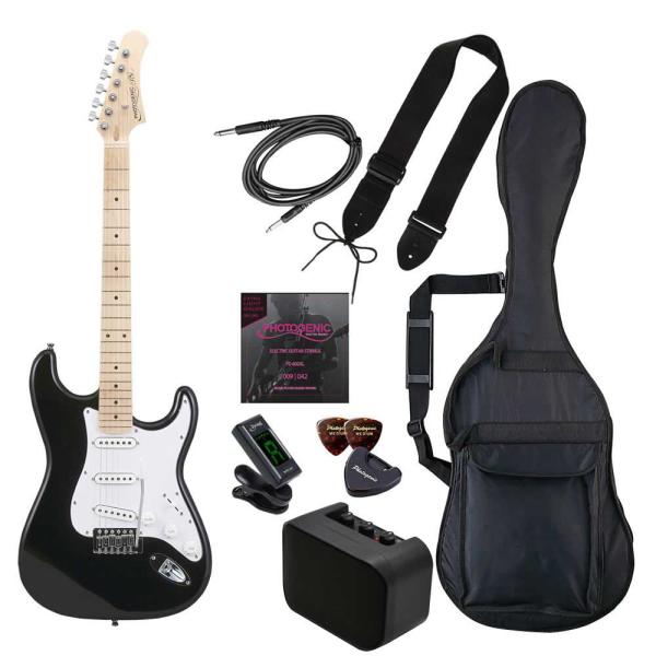 在庫状況：お取り寄せ/3日〜5日で出荷/※セット小物の写真は掲載時のものです。仕様変更により異なる場合がございますが 用途は同じですので、予めご了承ください。◆ストラトキャスタータイプの入門ギター◆すぐにアンプから音を鳴らして始められるライ...