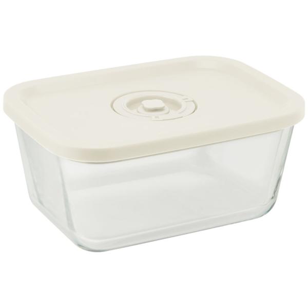 在庫状況：お取り寄せ/※対応機種をご確認の上、ご購入ください。◆Fresh Plan(VS-102)専用　キャニスターLサイズ◆耐熱ガラス製(容器)◆約1380ml/[ZVS102WTGL2]