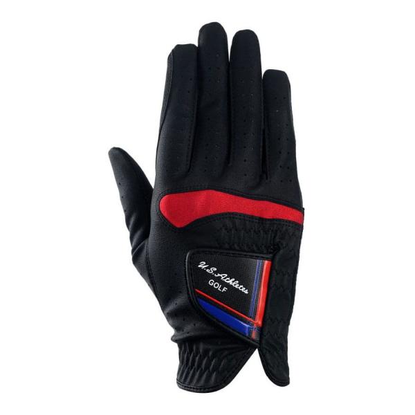 在庫状況：お取り寄せ/◆AGGL-5653後継モデルの全天候型合皮グローブ。◆4つの異なる素材があなたのポテンシャルを引き出すハイブリッドモデル。◆濡れても滑りにくいスエード調ソフト合成皮革を使用。/[USGL3654BKS]