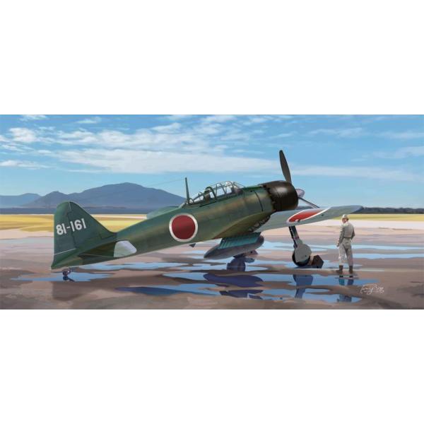 在庫状況：在庫僅少/◆2024年12月 発売/※画像はイメージです。実際の商品とは異なる場合がございます。ファインモールド 1/48 帝国海軍 零式艦上戦闘機五二型(三菱製・中期型) です。