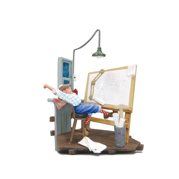 在庫状況：お取り寄せ/3日〜6日で出荷/2024年03月 発売/※画像はイメージです。実際の商品とは異なる場合がございます。ファインモールド スタジオジブリ ヴィネットコレクションNo.2 寝不足のフィオ です。