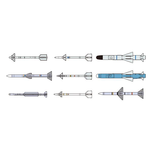 在庫状況：在庫僅少/2021年06月 発売/※画像はイメージです。実際の商品とは異なる場合がございます。ファインモールド 1/72 航空自衛隊 ミサイルセットです。