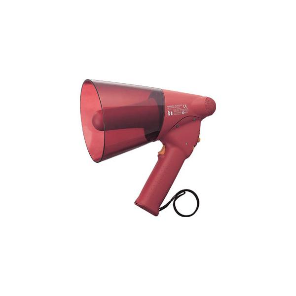 在庫状況：お取り寄せ/◆サイレン機能付き◆定格出力6Wで小型、軽量の防滴メガホン◆付属のバッテリースペーサーを使用すると、単3形乾電池4本でも使用可能/[ER1106S]