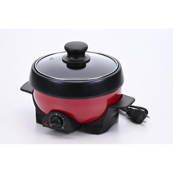 在庫状況：お取り寄せ/2026年01月 発売/◆(煮る・焼く)1台2役で簡単調理◆アルミ鍋＆焼きプレートは脱着式で、お掃除楽々◆温度は3段階切替可能/[APN10GR]