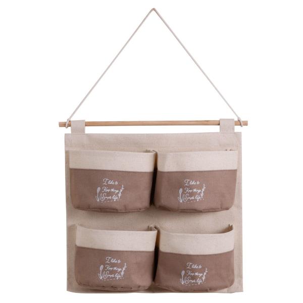 在庫状況：お取り寄せ/7日〜10日で出荷/◆ナチュラルな雰囲気がかわいいウォールポケットです。◆シンプルなデザインと淡い色合いはどんなお部屋にも馴染みやすいです。◆壁面を有効活用できるアイテムとして人気です。/[LR202BR]