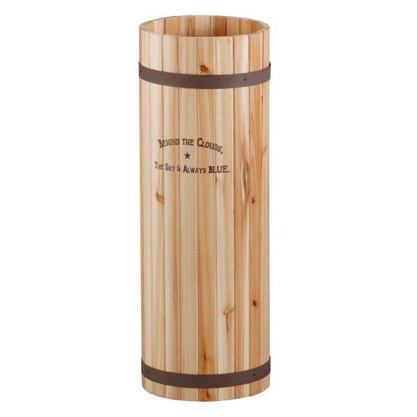 在庫状況：お取り寄せ/7日〜10日で出荷/※天然木を使用しているため、一点一点色味や風合いが異なります。◆樽をモチーフにした温かみのある傘立てです。◆大切なお客様を迎える玄関をナチュラルな雰囲気にしてくれます。◆最大9本収納OKです。/[Y...