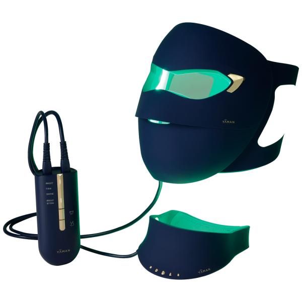 在庫状況：お取り寄せ/2024年04月 発売/◆全顔をムラなくケアできる高密度LED×立体構造のマスク◆3色の光と赤外で、タッチレスなケア◆フェイス、ネックを同時にケアできるハンズフリー仕様/[YJMF0L]