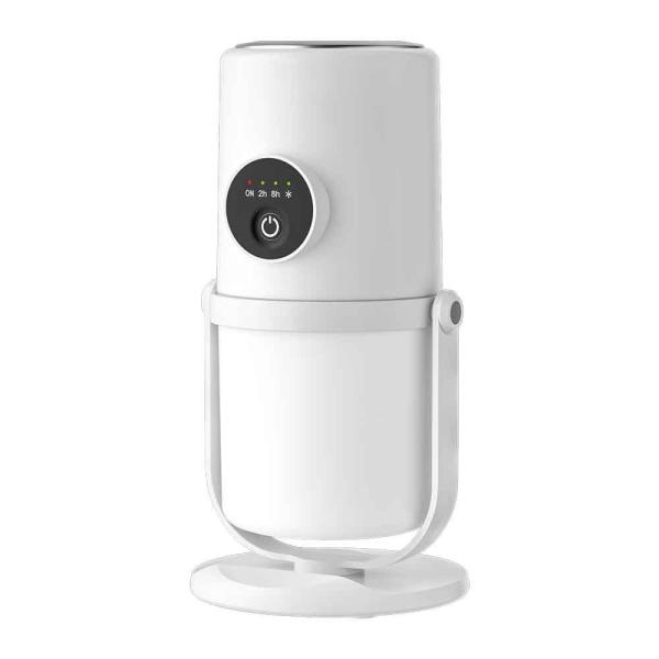 在庫状況：お取り寄せ//2025年11月 発売/◆選べる運転モード◆充電式でコードレス使用可能・本体寸法：幅97×奥行97×高さ190mm・加湿能力(約)：最大60ml/h・容器容量：約0.28L/[JDFHL7WH]