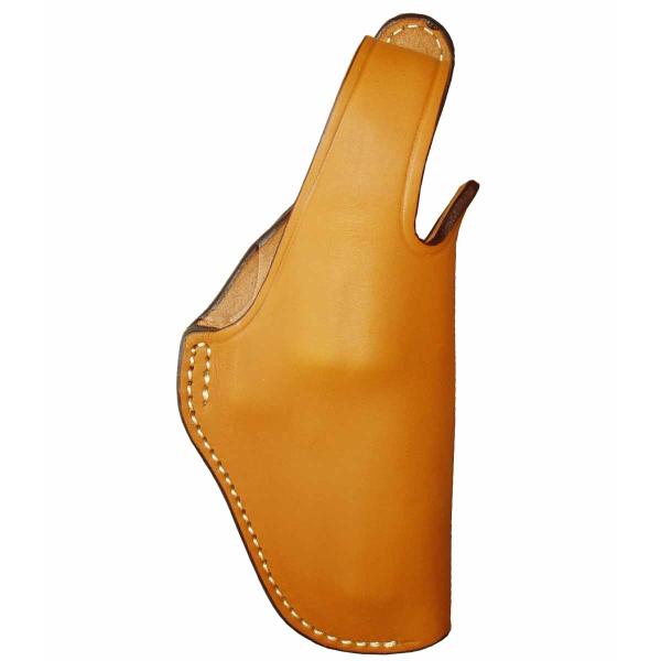 在庫状況：お取り寄せ/お届け：約1ヶ月/※画像はイメージです。実際の商品とは異なる場合がございます。イーストA シルエットサムブレイククロスタイプ ヒップホルスター ブラウン(リボルバー2.5~3インチ、357/44MAG)です。