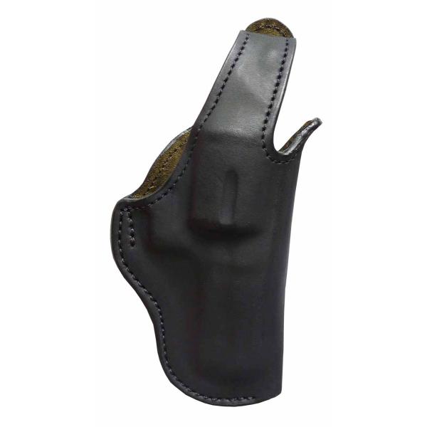 在庫状況：お取り寄せ/お届け：約1ヶ月/※画像はイメージです。実際の商品とは異なる場合がございます。イーストA シルエットサムブレイククロスタイプ ヒップホルスター ブラック(リボルバー2~3インチ、357MAG)です。