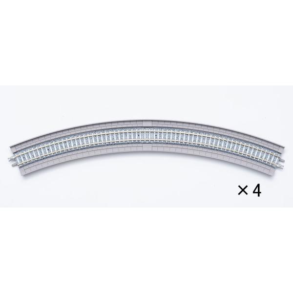 在庫状況：在庫あり/2022年07月 発売/※画像はイメージです。実際の商品とは異なる場合がございます。トミックスの線路・ファイントラックシリーズ、 高架橋付PCレールHC391−45−PC(F)(4本セット)です。