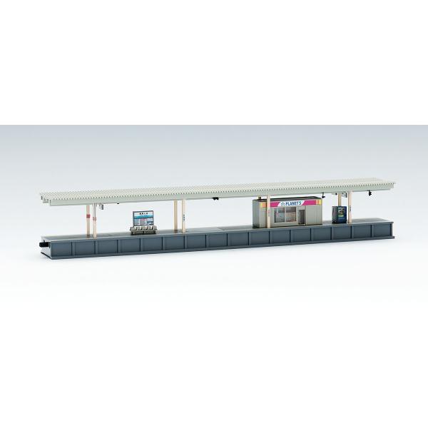 在庫状況：お取り寄せ/2017年12月 発売/※画像はイメージです。実際の商品とは異なる場合がございます。トミックスのNゲージ用 島式ホーム(都市型)コンビニエンスストア・照明付延長部です。