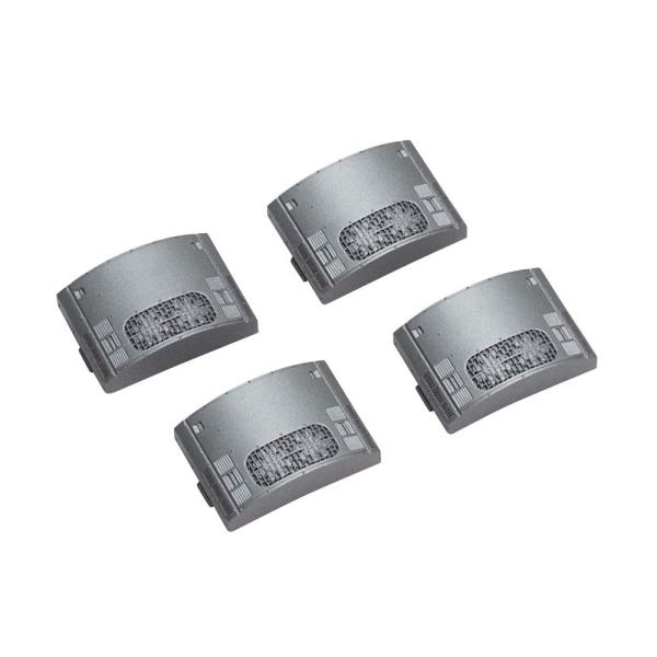 在庫状況：在庫あり/2025年11月 発売/※画像はイメージです。実際の商品とは異なる場合がございます。トミックスの車両パーツ、AU77形クーラー(新型・銀色・4個入)です。