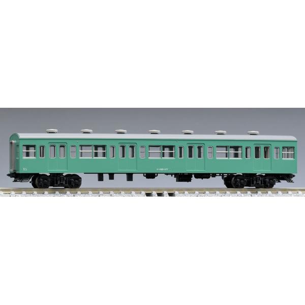 在庫状況：在庫僅少/2023年10月 発売/※画像はイメージです。実際の商品とは異なる場合がございます。トミックスの完成品Nゲージ車両、国鉄電車 サハ103形(初期型非冷房車・エメラルドグリーン)(1両)です。
