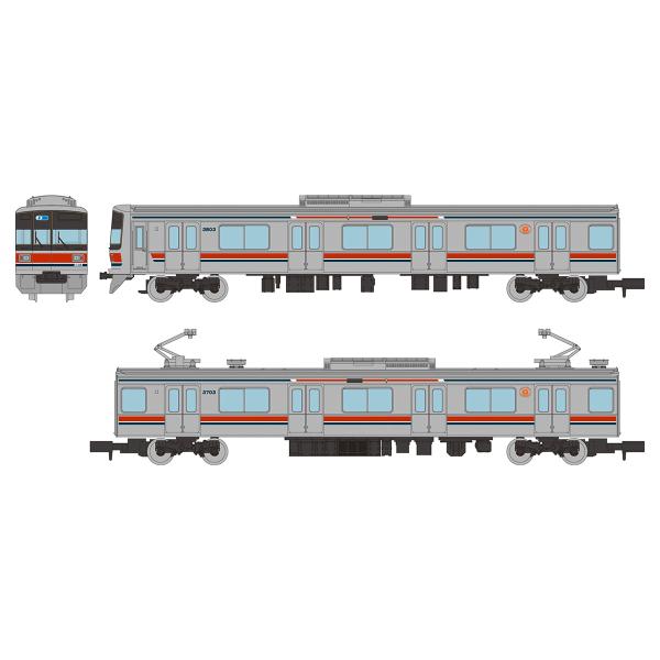 在庫状況：在庫あり/2024年03月 発売/※画像はイメージです。実際の商品とは異なる場合がございます。トミーテックのわたしの街鉄道コレクション 東急電鉄 2両セットです。