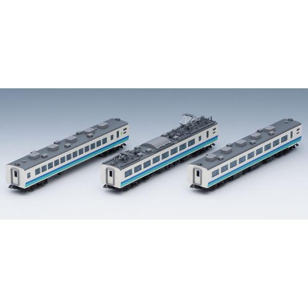 在庫状況：在庫僅少/2023年10月 発売/※画像はイメージです。実際の商品とは異なる場合がございます。トミックスの完成品Nゲージ車両、JR 485系特急電車(上沼垂運転区・T5編成・はくたか)増結セット(3両)です。
