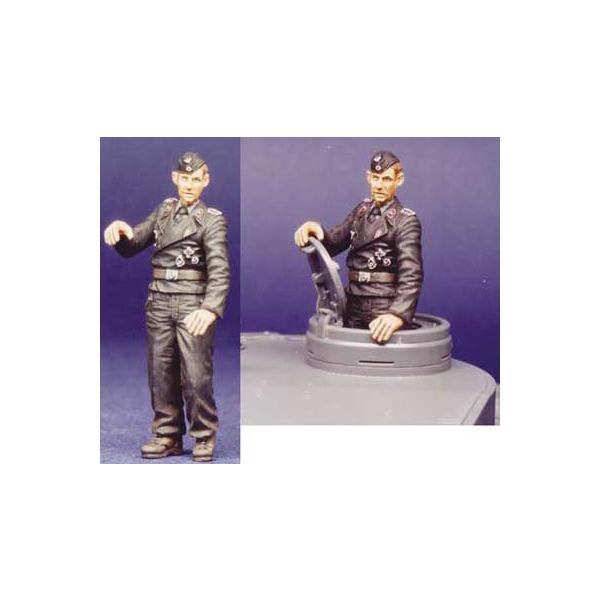 在庫状況：お取り寄せ/※画像はイメージです。実際の商品とは異なる場合がございます。タカハシモデリング 1/48 独・502重戦車大隊戦車長曹長 1943初夏 (レジン製)です。