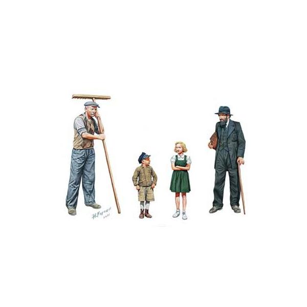 在庫状況：お取り寄せ/お届け：1〜2ヶ月◆※画像はイメージです。実際の商品とは異なる場合がございます。マスターボックス 1/35 欧州民間人・子供2体男性2体です。