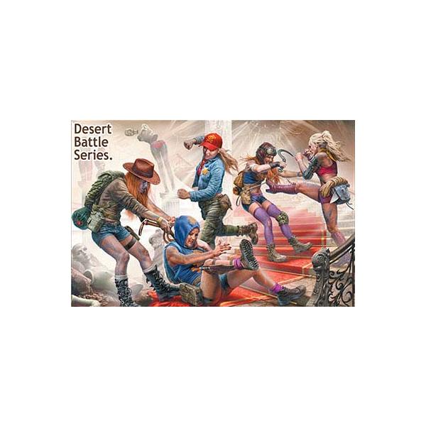在庫状況：お取り寄せ/お届け：1〜2ヶ月/※画像はイメージです。実際の商品とは異なる場合がございます。マスターボックス 1/35 ニューアマゾネス5体・戦利品は渡さない! ・Desert Battleシリーズ-ファンタジーです。