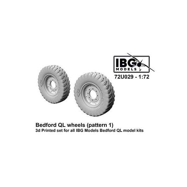在庫状況：お取り寄せ/2023年12月 発売/※画像はイメージです。実際の商品とは異なる場合がございます。IBG 1/72 ベッドフォードQL用タイヤホイール(グッドイヤー)・IBG用(72U029)です。