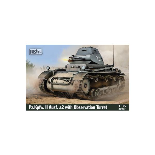 在庫状況：お取り寄せ/2025年02月 発売/※画像はイメージです。実際の商品とは異なる場合がございます。IBG　1/35 独・II号戦車a2型・増加監視用砲塔インテリア付 です。