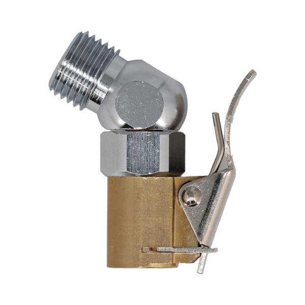 在庫状況：お取り寄せ/3日〜5日で出荷/◆シグネットタイヤゲージ46910・46906・46966・46967用オプションクリップチャック。◆オートバイに最適な120°アングルタイプ。/[46887シグネツト]