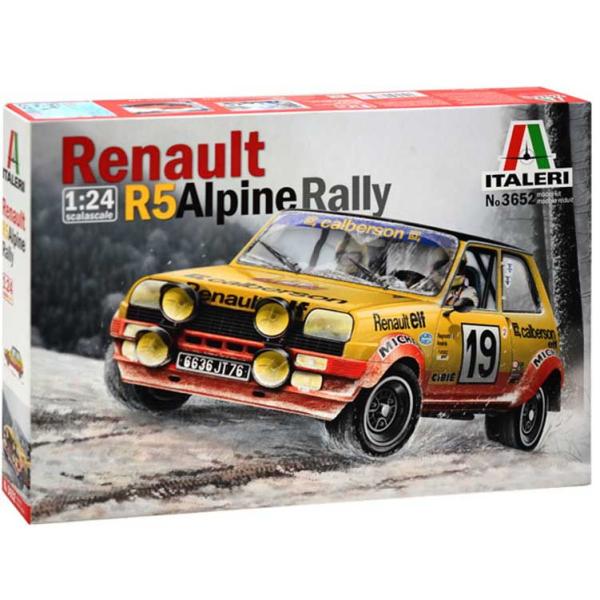 在庫状況：お取り寄せ/2025年10月 発売/※画像はイメージです。実際の商品とは異なる場合がございます。イタレリ　1/24 ルノー5 です。