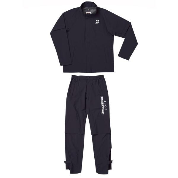 在庫状況：お取り寄せ/2024年04月 発売/※画像はイメージです。◆進化し続ける本気の撥水力 『水神』◆納得の伸縮性で動きやすいレインウェア◆ブリヂストンゴルフのレインウェア『水神』は進化し続ける撥水力が魅力。/[BS84G03BKM]