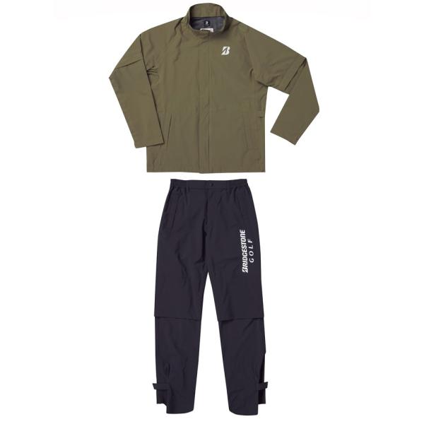 在庫状況：お取り寄せ/2024年04月 発売/※画像はイメージです。◆進化し続ける本気の撥水力 『水神』◆納得の伸縮性で動きやすいレインウェア◆ブリヂストンゴルフのレインウェア『水神』は進化し続ける撥水力が魅力。/[BS84G03KHM]