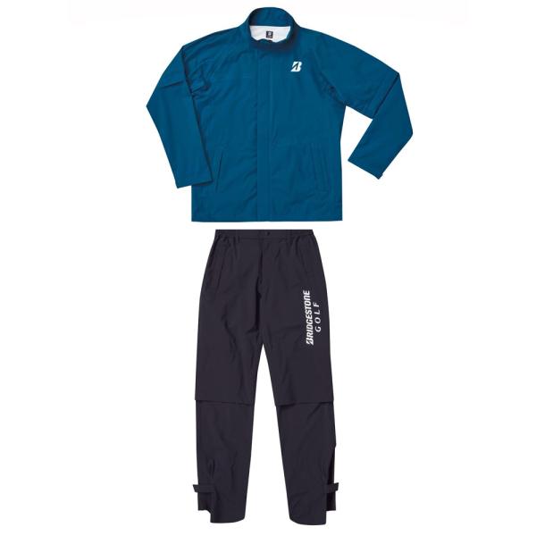 在庫状況：お取り寄せ/2024年04月 発売/※画像はイメージです。◆進化し続ける本気の撥水力 『水神』◆納得の伸縮性で動きやすいレインウェア◆ブリヂストンゴルフのレインウェア『水神』は進化し続ける撥水力が魅力。/[BS84G03TQL]