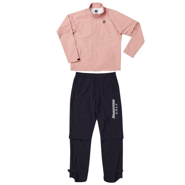 在庫状況：お取り寄せ/2024年04月 発売/※画像はイメージです。◆進化し続ける本気の撥水力 『水神』◆納得の伸縮性で動きやすいレディスレインウェア◆ブリヂストンゴルフのレインウェア『水神』は進化し続ける撥水力が魅力。/[BS84G55SPL]