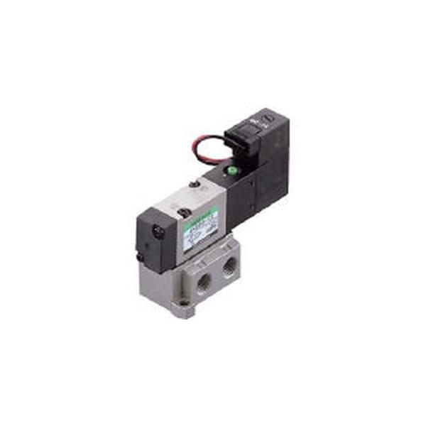 在庫状況：お取り寄せ/取引先在庫あり3日〜5日で出荷/◆シングルソレノイドタイプの5ポート弁です。◆サブプレートタイプの空気圧用5ポート弁シリーズです。◆豊富な電線接続…リード線タイプから、端子箱、各種コネクタなどを豊富に用意しています。/...