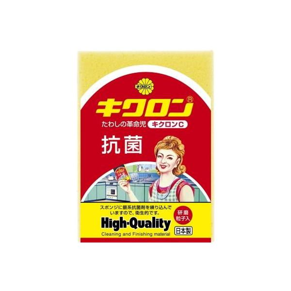 在庫状況：お取り寄せ/取引先在庫あり3日〜5日で出荷/◆泡立ちがよく泡を逃がしにくいです。◆高品質磨き機能のナイロン不織布と貼り合わせた大きめサイズ(抗菌加工)です。/[600076キクロン]