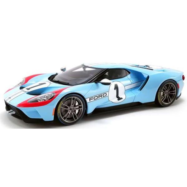 在庫状況：お取り寄せ/2020年12月 発売/※画像はイメージです。実際の商品とは異なる場合がございます。GTスピリット 1/18 2020 フォード GT #1 ヘリテージエディション(ブルー)です。