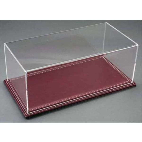 在庫状況：お取り寄せ/2022年12月 発売/※画像はイメージです。実際の商品とは異なる場合がございます。※ミニカーは付属しません。ATLANTIC CASE 1/43 Mulhouse Raised レザーベース(厚/バーガンディ)＆アク...