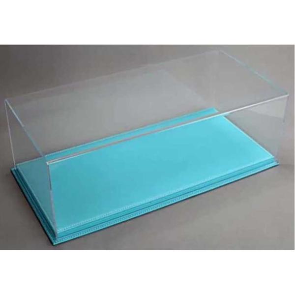 在庫状況：お取り寄せ/2022年12月 発売/※画像はイメージです。実際の商品とは異なる場合がございます。※ミニカーは付属しません。ATLANTIC CASE 1/43 Mulhouse Raised レザーベース(厚/ターコイズ)＆アクリ...